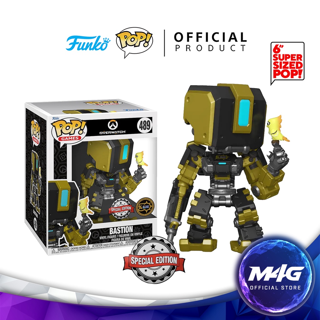 Funko POP! SUPER Games 489: Overwatch - Bastion (Blizzard 30th ...