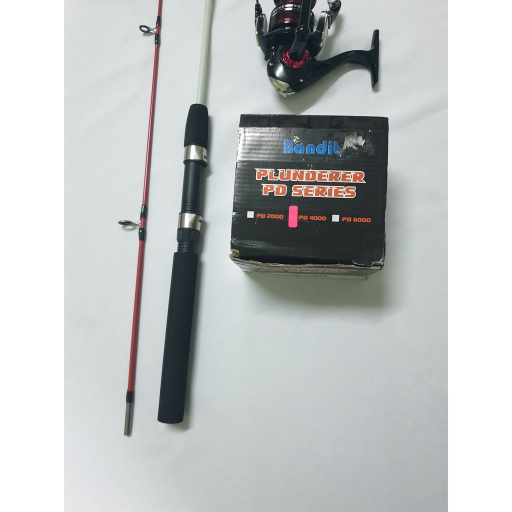 BANDIT STRIKE 10-15LB MEDIUM ROD 5.5FT(562)+BANDIT PLUNDERER PD2000 ...