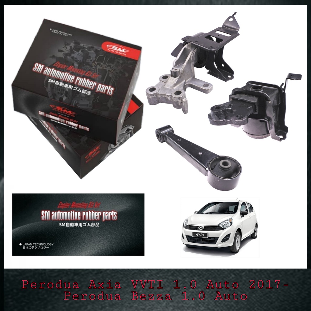 SM Engine Mounting Set With Bracket - Perodua Axia 1.0 VVTI 2017 ...