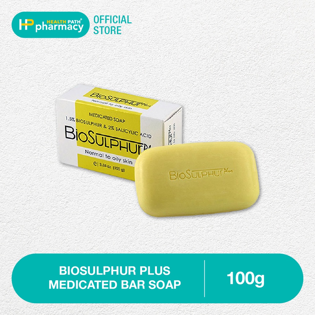 BIOSULPHUR PLUS MEDICATED BAR SOAP 100G | Shopee Malaysia