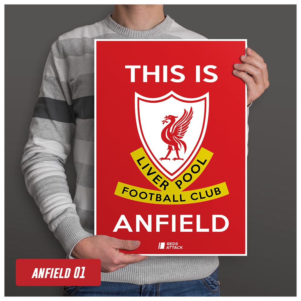 Liverpool FC / YNWA / Anfield A3 Football Poster Many Options | Shopee ...