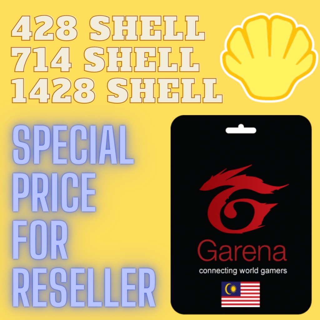 Garena Shell Pin TOP UP (100% Original & Legit) | Shopee Malaysia