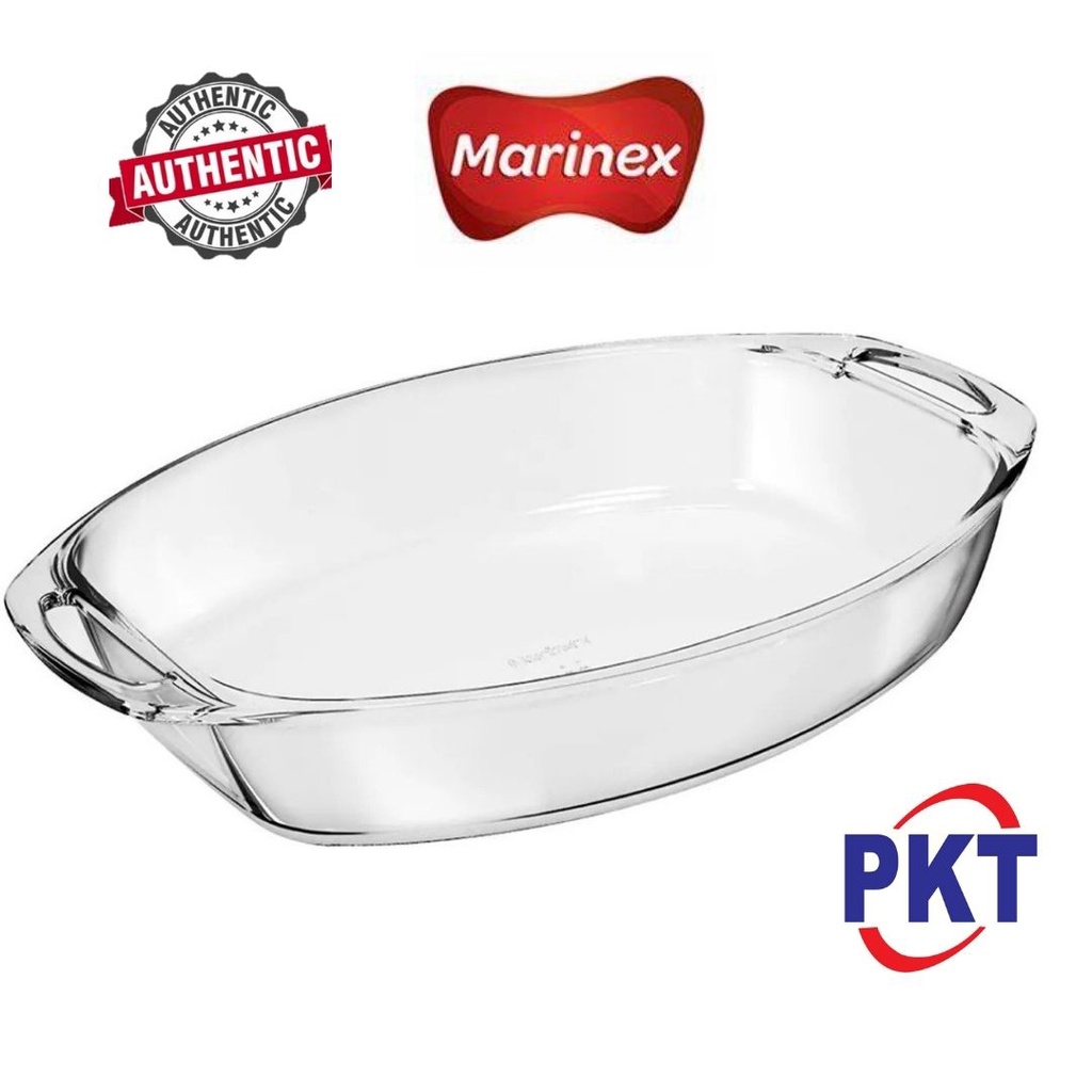 MARINEX GLASS Oval ROARTER Tray 4.2L / BAKING DISH LARGE // PINGGAN ...