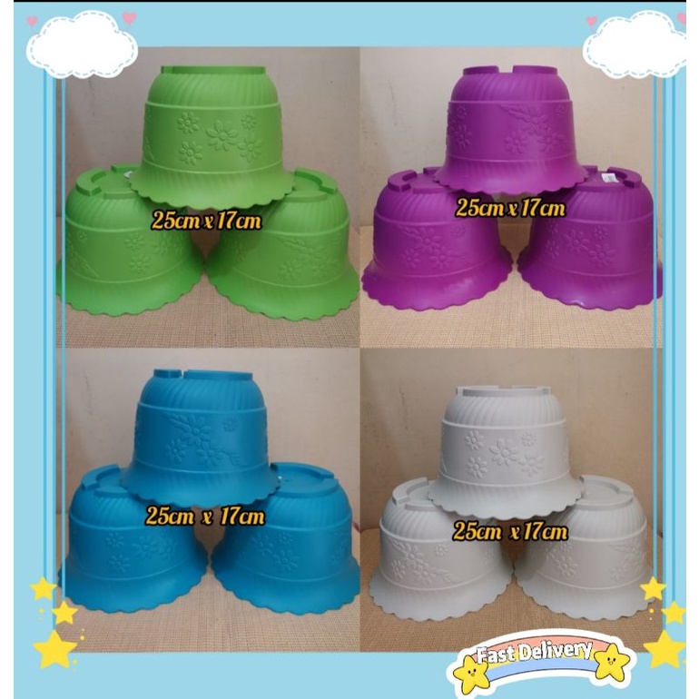 💥Hot Item 💥Pasu Bunga Plastik Viral /Flower Pot塑胶花盆 | Shopee Malaysia