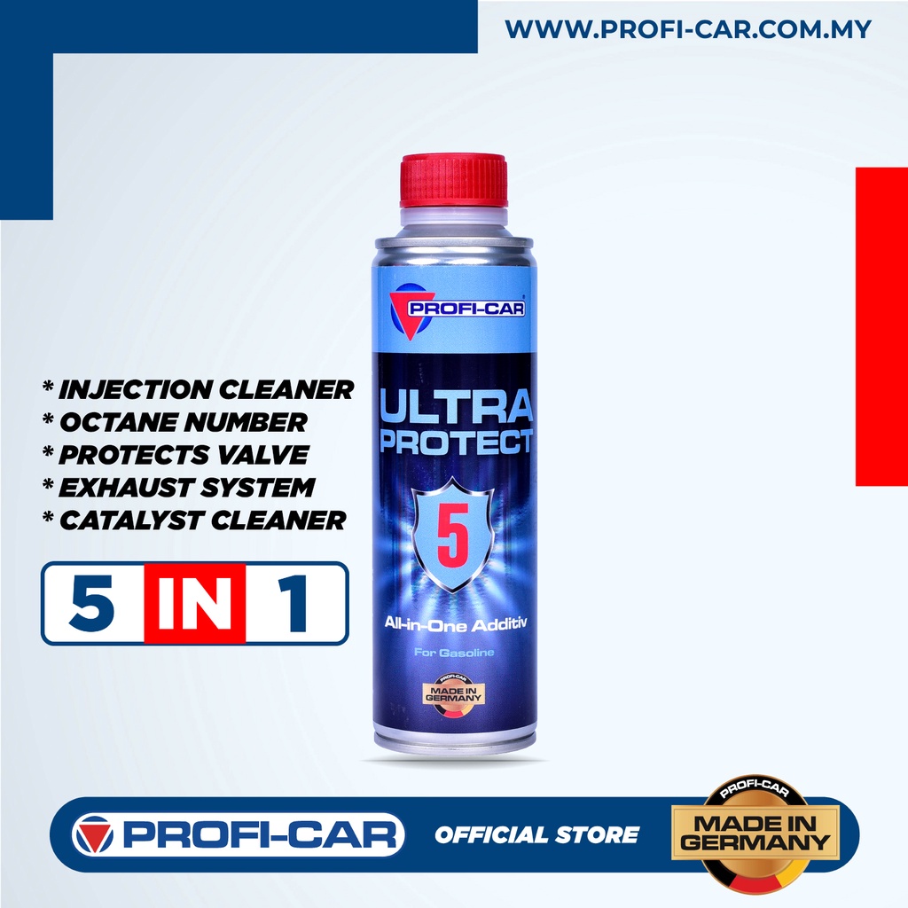 PROFI-CAR Ultra Protect 5 Petrol (250ml) Injection Cleaner/Octane/Valve ...