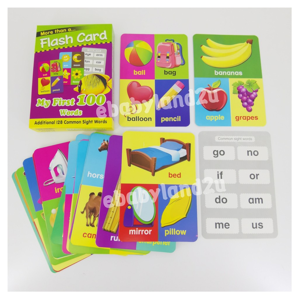 Early Learning Flash Card ABC Alphabet Number Animals Fruit Iqra Jawi ...