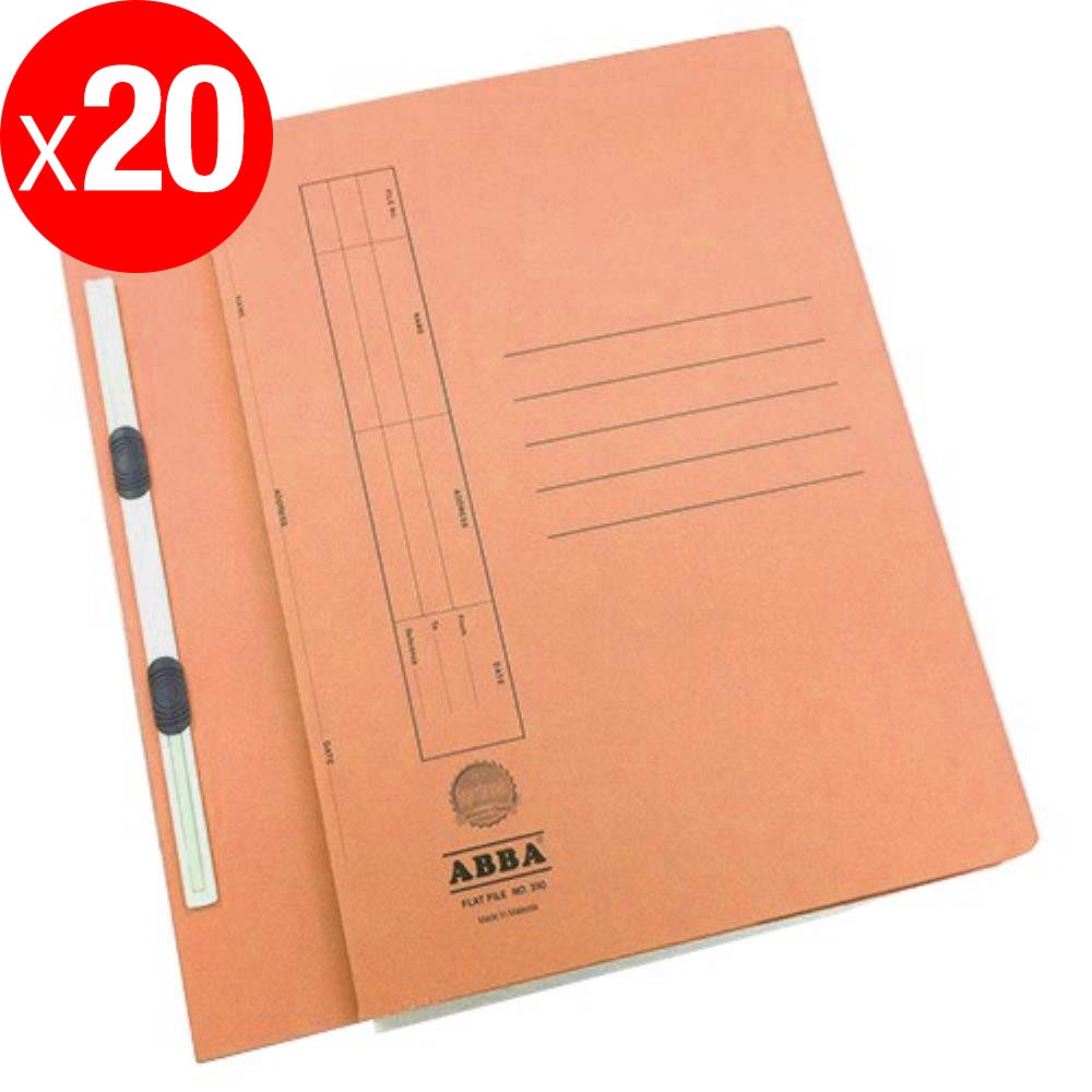 ABBA Manila Flat File NO. 350 - Orange X 20 pcs | Shopee Malaysia