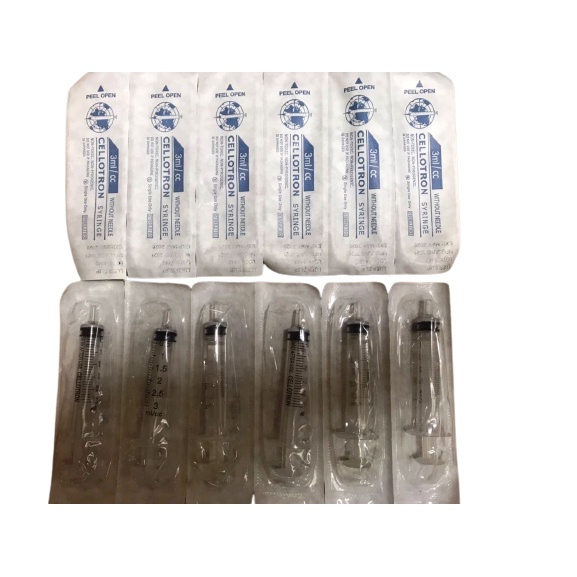 Picagari Cellotron Disposable Syringe Luer Lock / Luer Slip 3ml/5ml (100s) | Shopee Malaysia