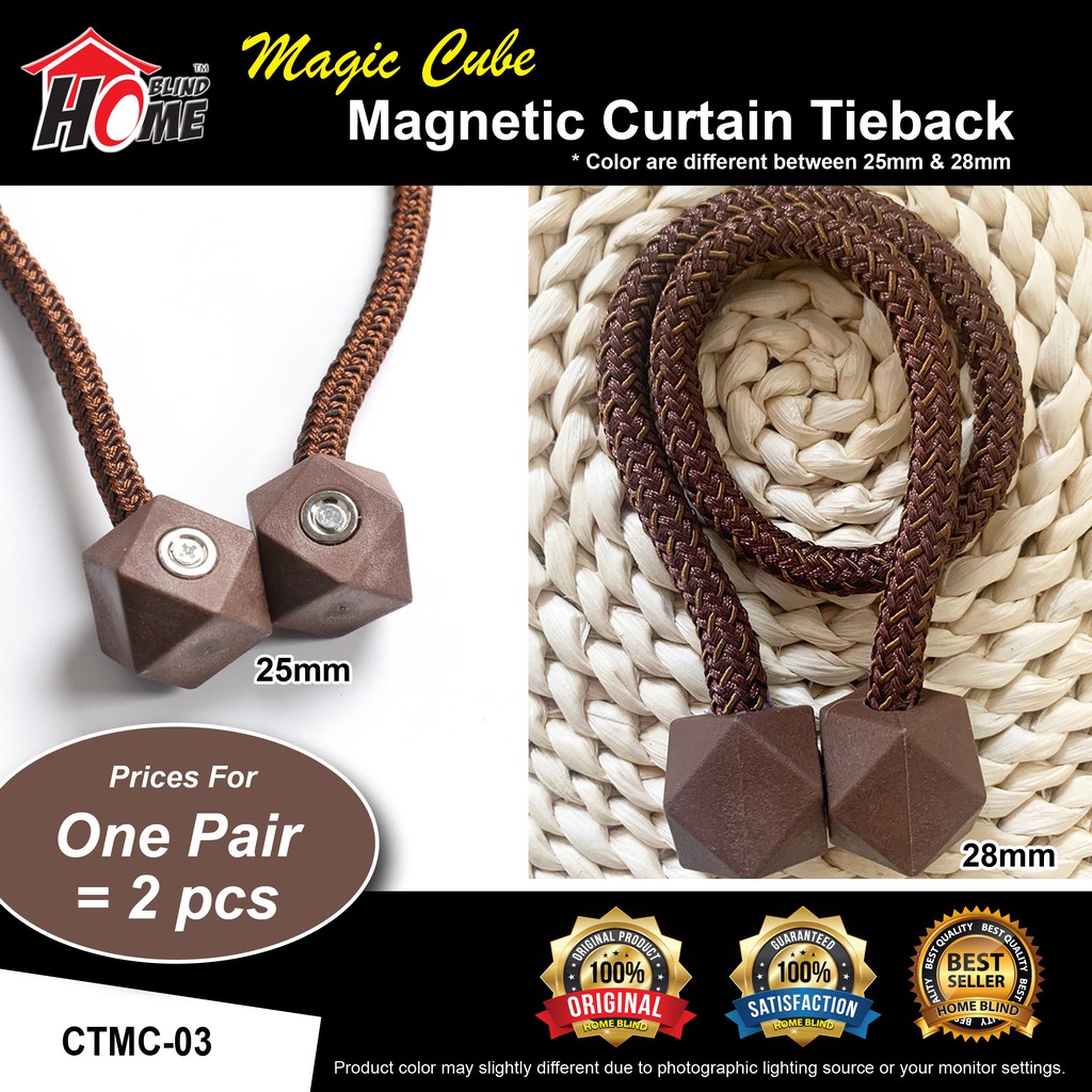 [HOME BLIND] Magnetic Curtain Tieback Magic Cube / Tali ikat langsir ...