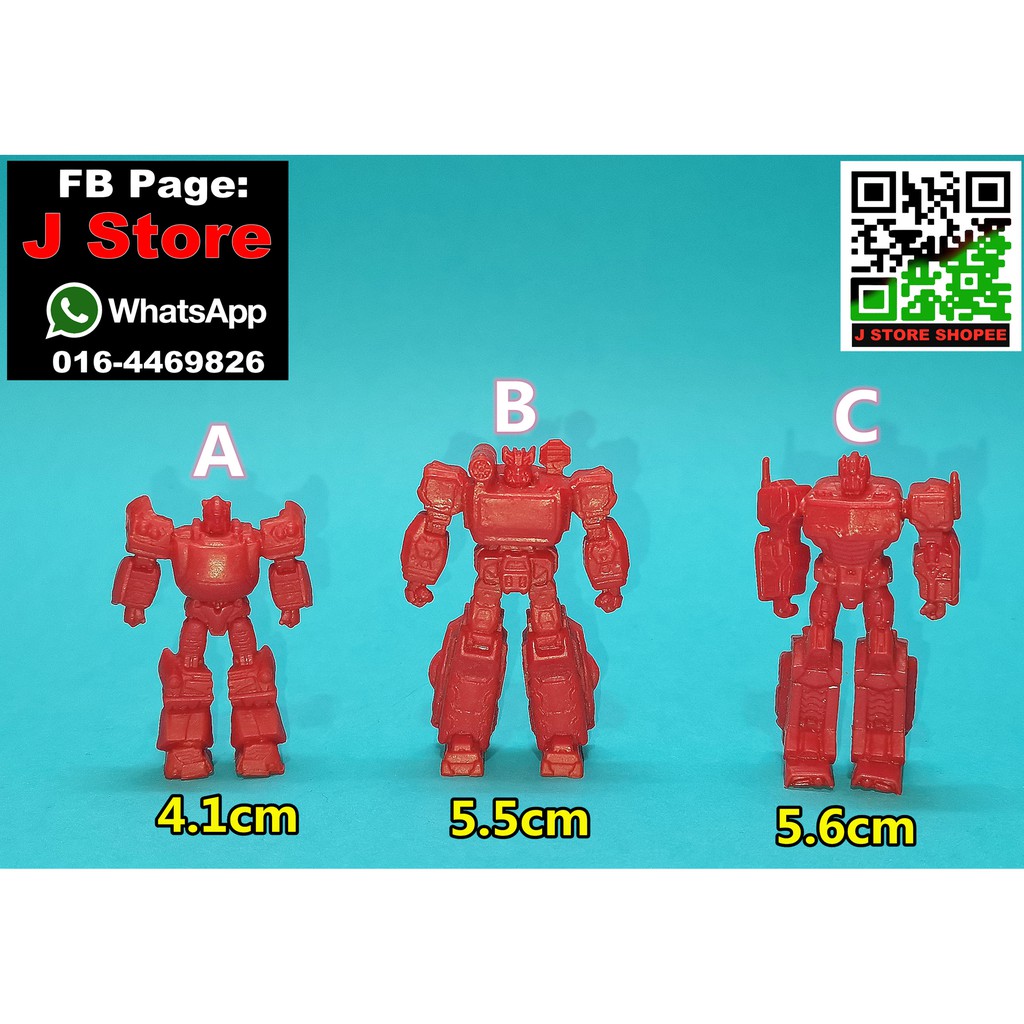 Transformer Mini Red figure ( J Store ) | Shopee Malaysia