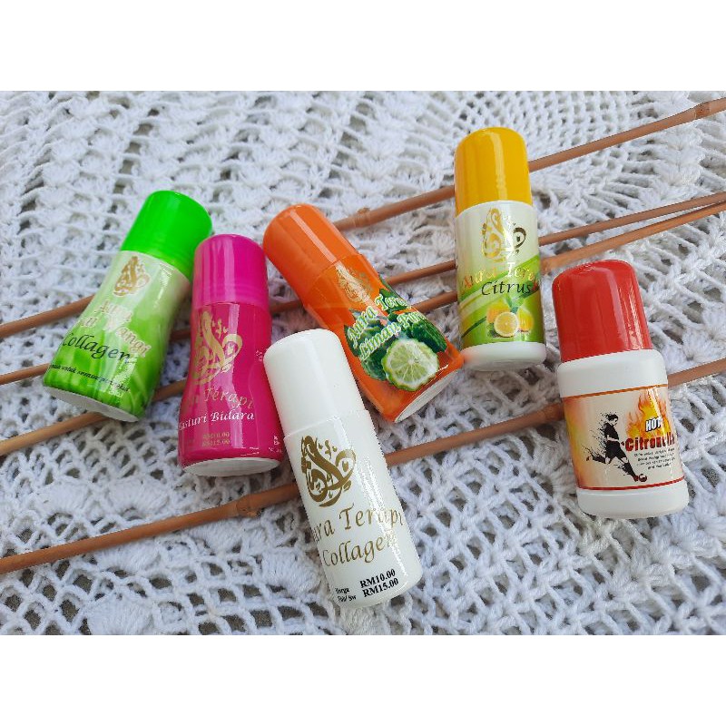 AURA TERAPI COLLAGEN AROMATERAPI 🧡(roll on)🧡 | Shopee Malaysia