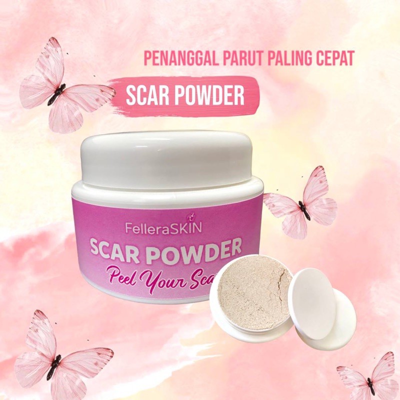 🔥HILANG PARUT CARA SELAMAT🔥 SCAR POWDER FELLERASKIN | Shopee Malaysia