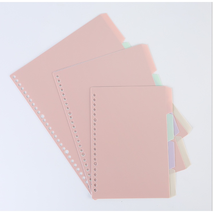 RTistry - 20-Holes A5, A4. B5 Minimalist Loose Leaf Divider for Binder ...