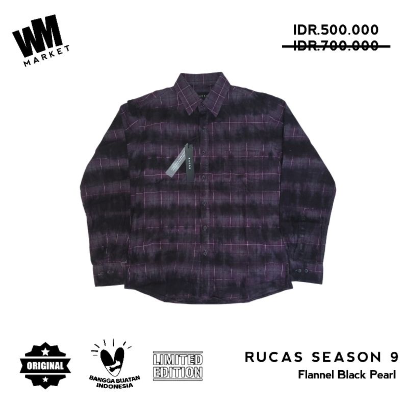 Flannel Rucas Limited Edition 100% Original | Shopee Malaysia