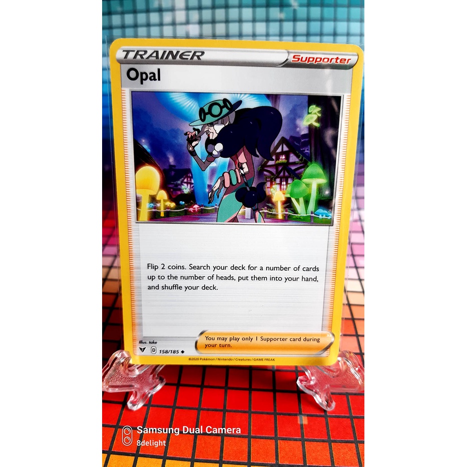 S Opal #158/185 Trainer Supporter Vivid Voltage Pokemon Card Game PTCG ...