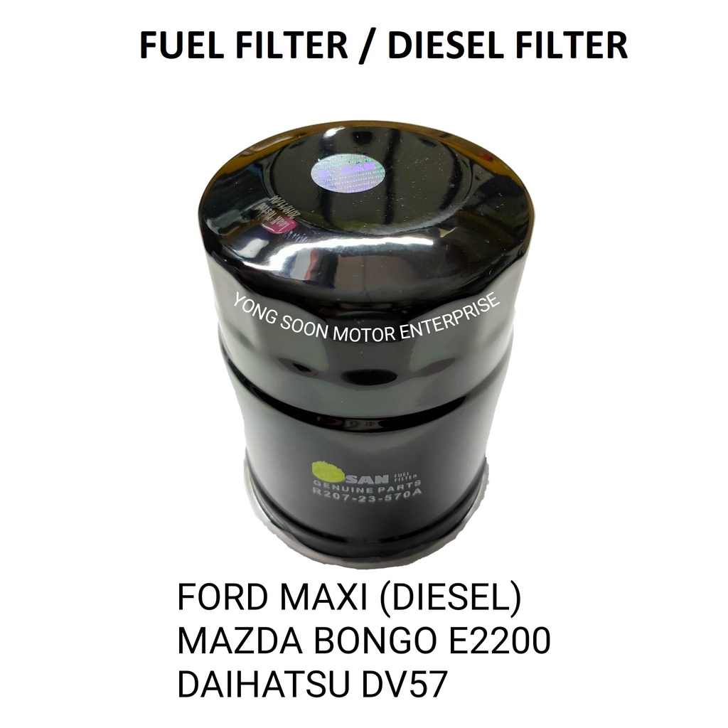 FUEL FILTER DIESEL FILTER FORD MAXI, MAZDA BONGO E2200, DAIHATSU DV57 ...