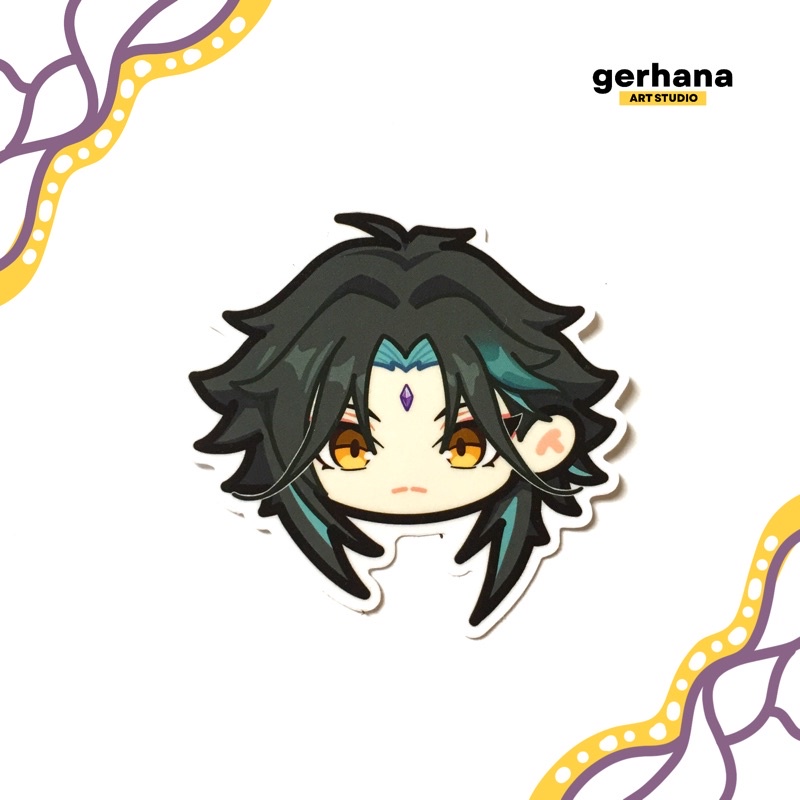 Genshin Impact Chibi Sticker | Kazuha Chongyun Scaramouche Xiao Venti ...
