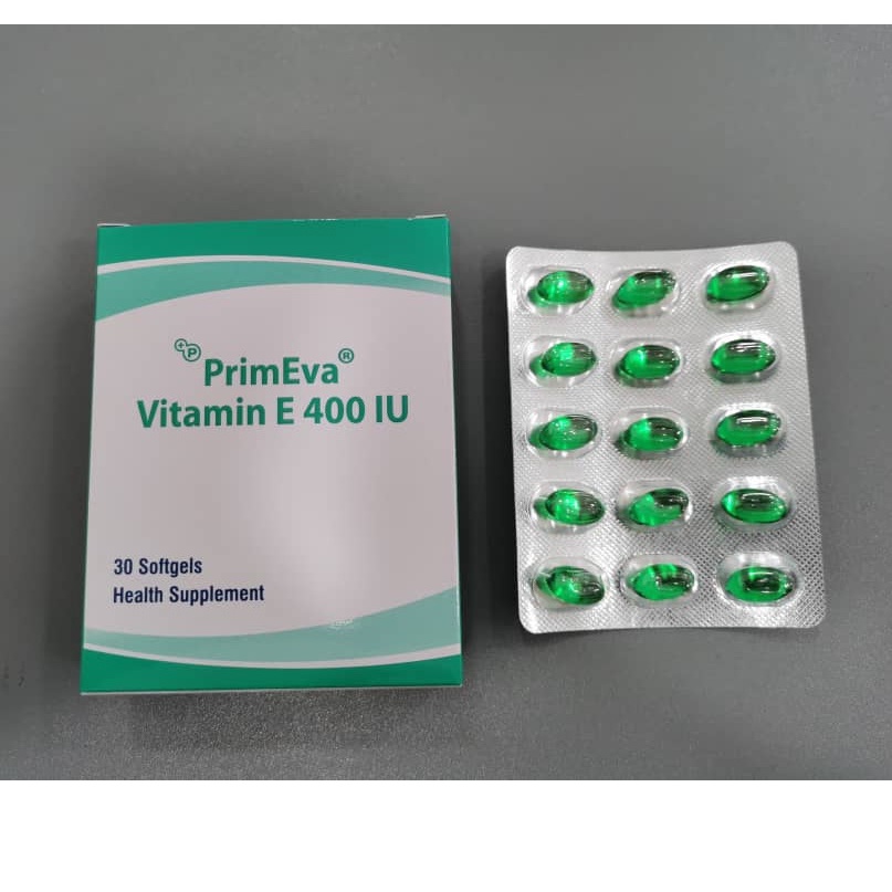PrimEva Vitamin E 400 IU (15's /30's) Softgels | Shopee Malaysia