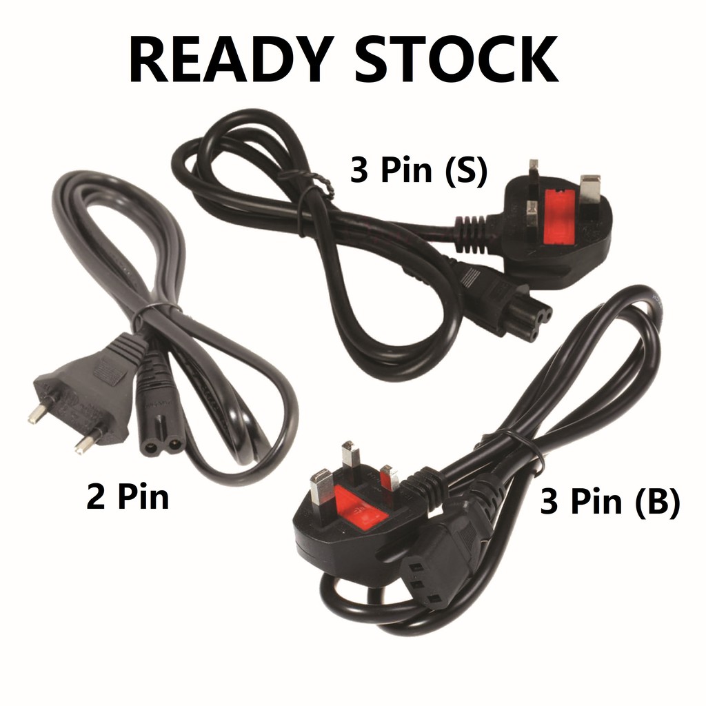 3 Pin Power Cable / Notebook Power Cable / 2 Pin Power Cable / CPU ...