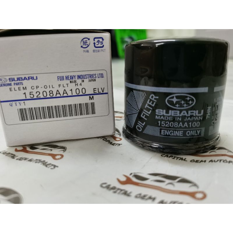 15208AA100 - SUBARU Oil Filter for Subaru Impreza WRX STi | Shopee Malaysia