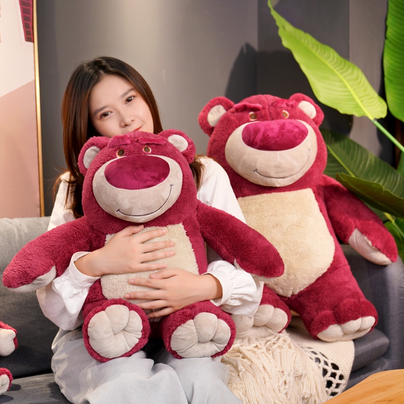 Strawberry Bear Lotso Plush Toy Doll Cartoon Disney Toy Story Plushie ...