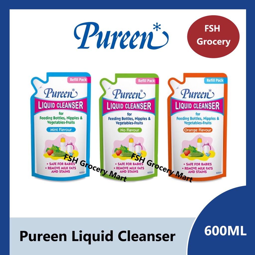 Pureen Liquid Cleanser Refill Pack (550ml/600ml) (MINT/ORANGE/NO ...