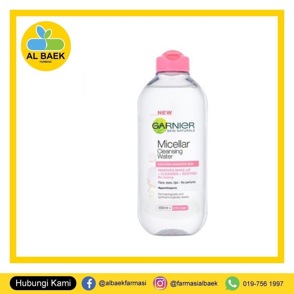 GARNIER PINK MICELLAR WATER 400ML | Shopee Malaysia