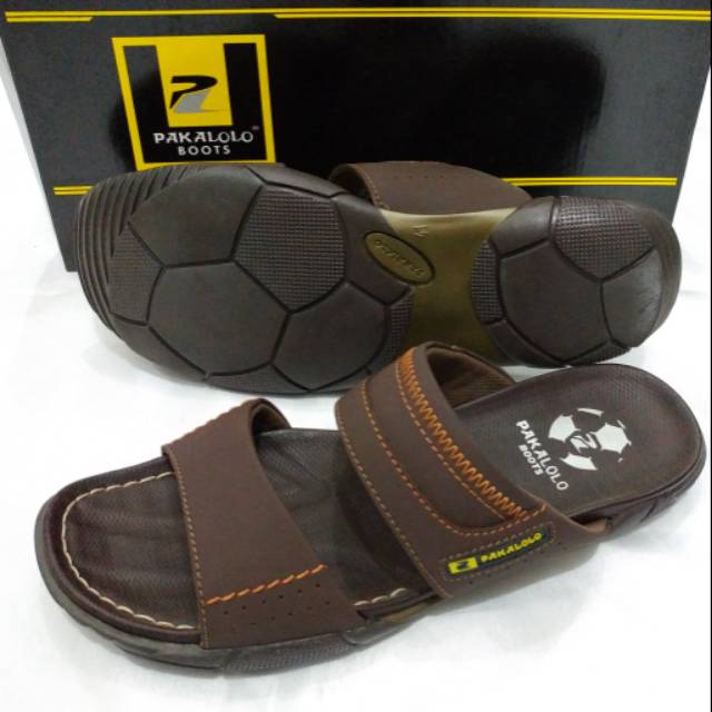 PAKALOLO N2353 original Leather Slippers | Shopee Malaysia