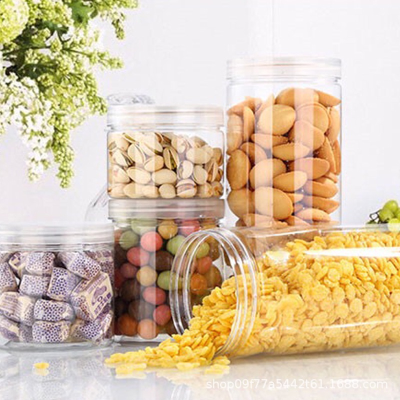 plastic bottle dried fruit transparent food cans, plastic packaging ...