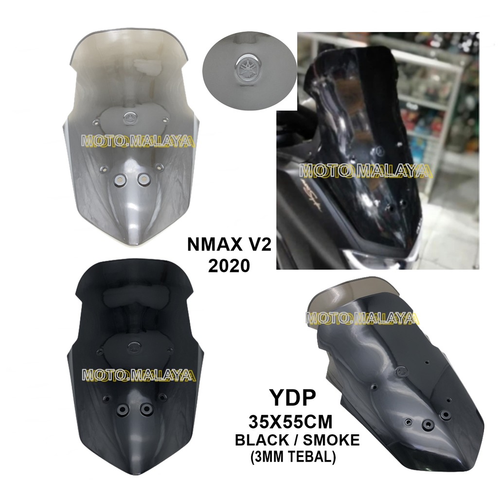 Windshield Yamaha nmax 155 v2 2019 2020 2021 2022 2023 visor wind ...