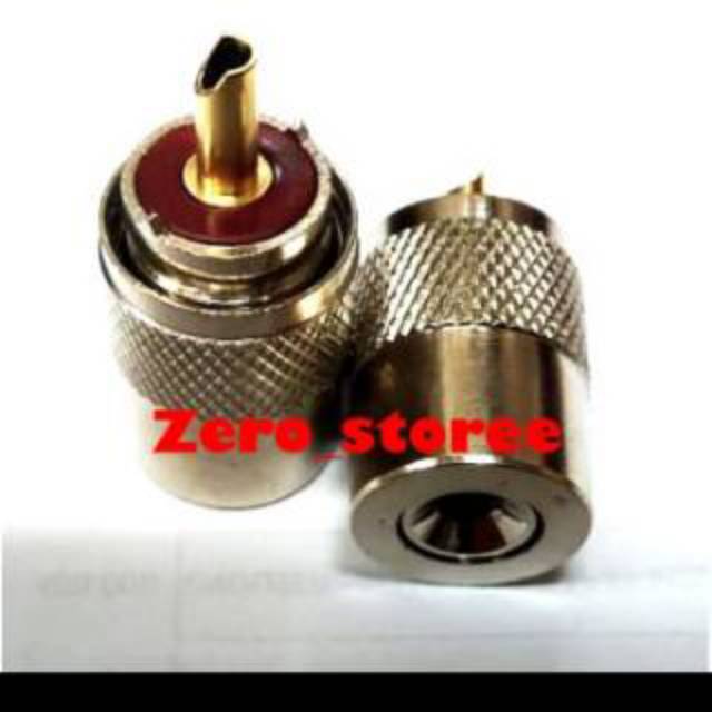 Connector PL Male to Cable RG-58 Coaxial Cable RG58 PL259 Connector to ...