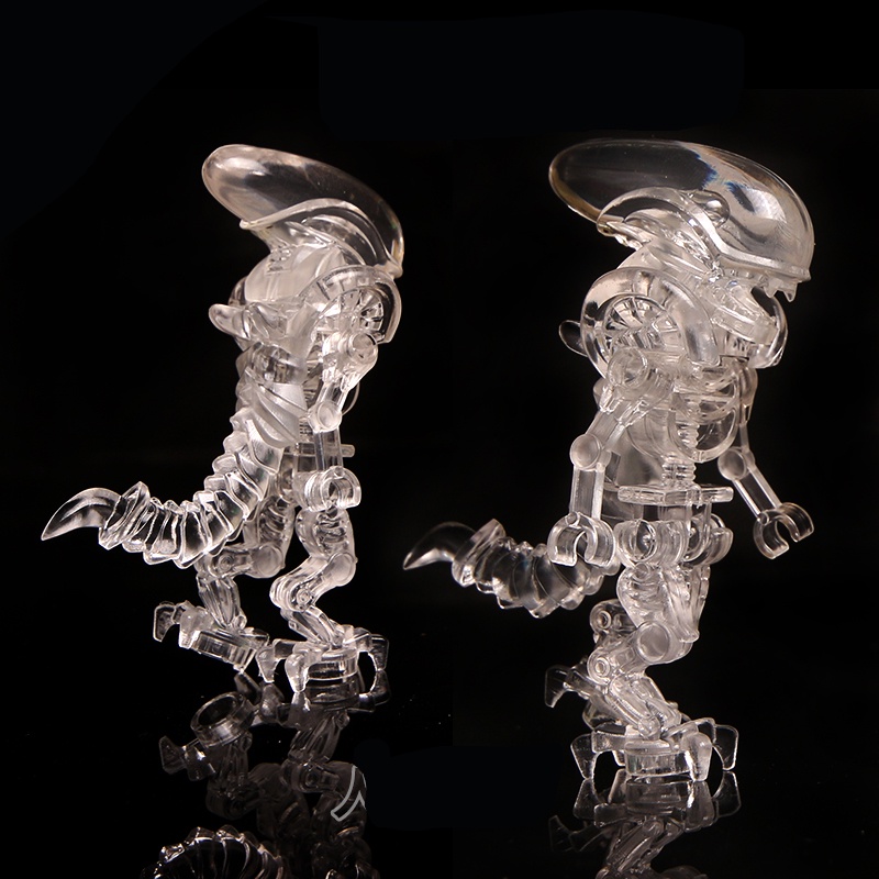 Toys Gifts Minifigures Alien Transparent Predator Skeleton Alien Mini ...