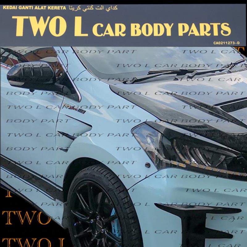 myvi mg3 fender custom bodykit fibre gt advance | Shopee Malaysia