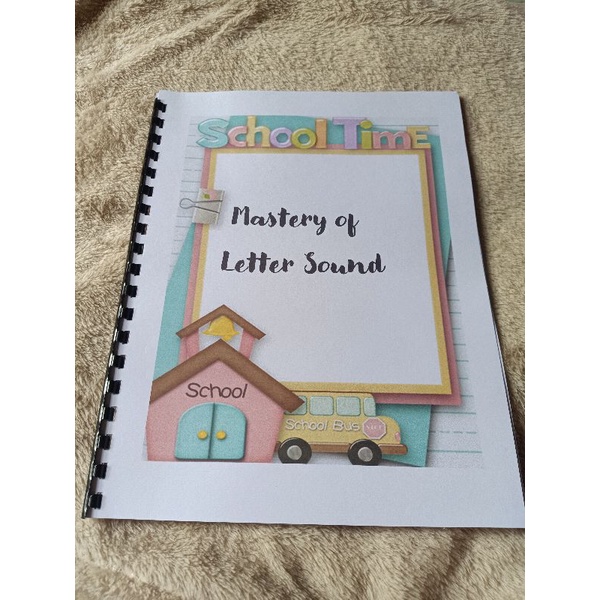 Mastery of letter sound For Kinder and Grade 1 (Reading) *40 pages ...
