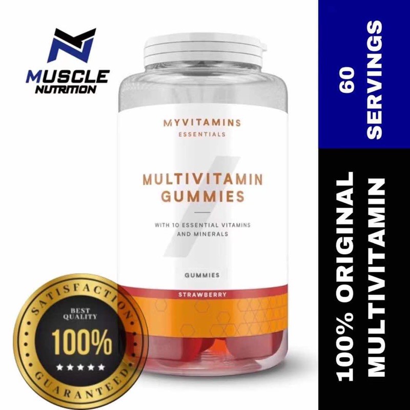 MYPROTEIN Multivitamin Gummies READY STOCK WITH FREE GIFT | Shopee Malaysia