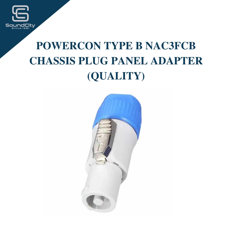 Powercon Type B NAC3FCB Chassis Plug Panel Adapter (QUALITY) | Shopee Malaysia