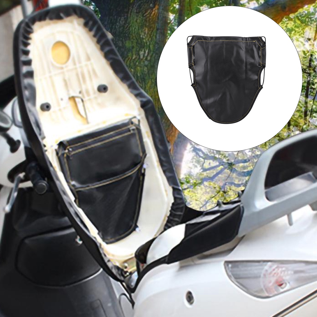NVX155 PCX150 PU Leather Motorcycle Scooter Under Seat Storage Pouch ...
