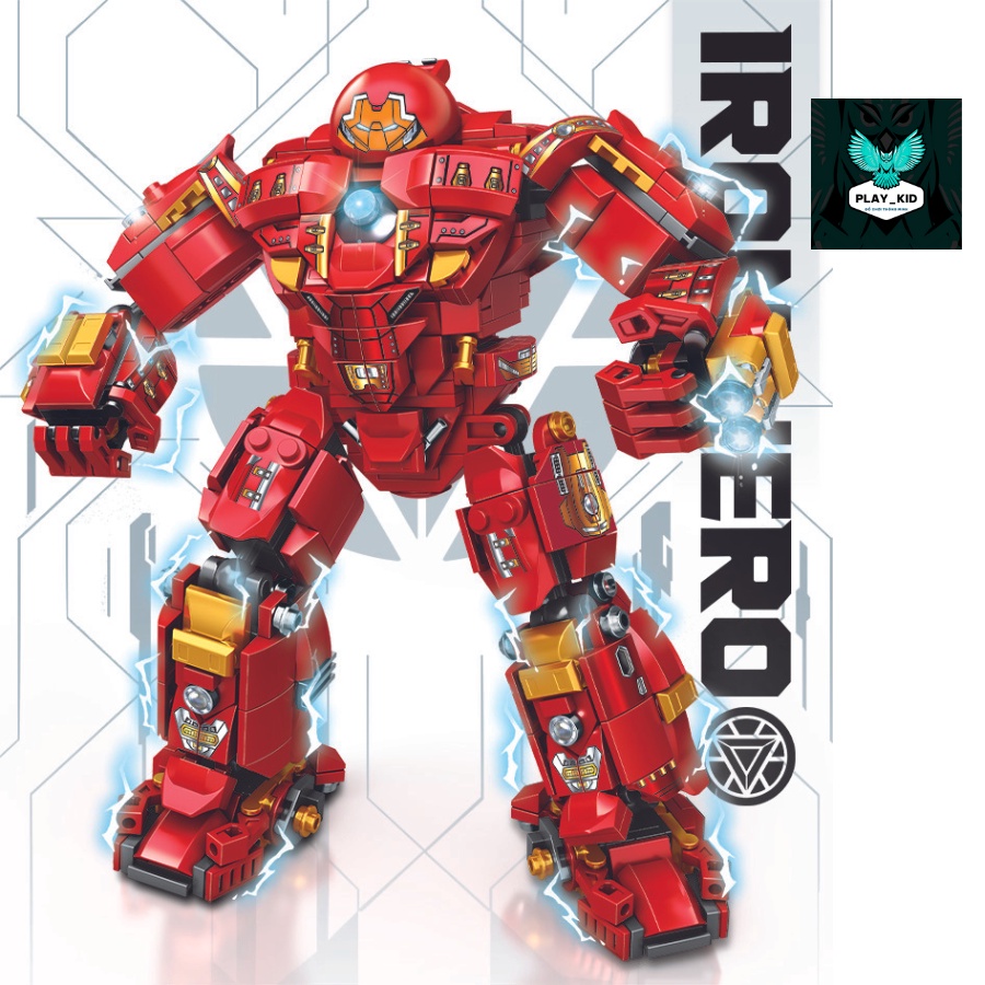 Toy Assembled iron man hulkbuster Model, iron man MK44 586 Details ...