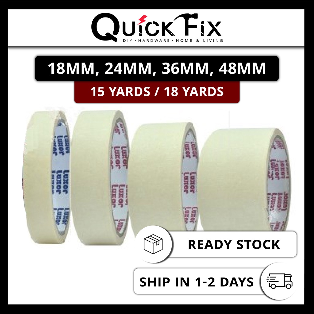 QuickFix SHIP TODAY APOLLO Masking Tape 12mm 18mm 24mm 36mm 48mm X 18 ...