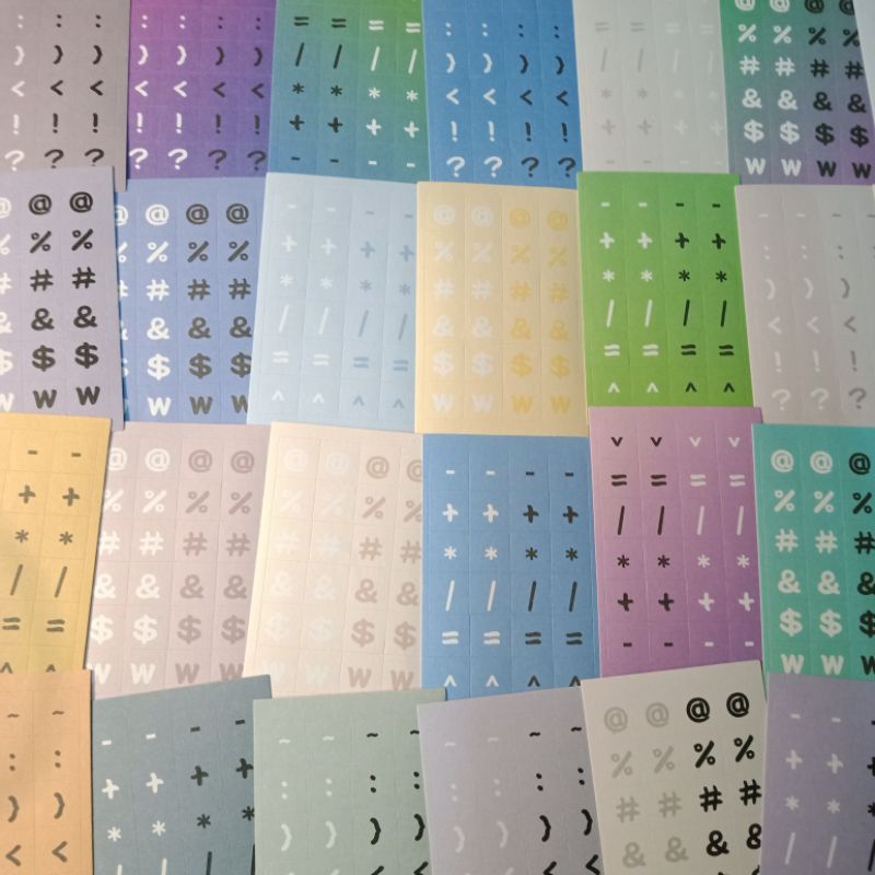 ninie's Colourful Symbol Stickers Diary Planner Journal Vintage Retro ...