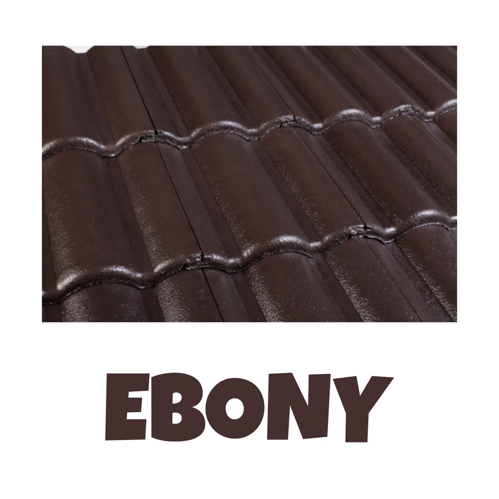[1 PC] BMI MONIER Elabana Tropical Roof Tile Elabana Red Sunkiss Orange ...