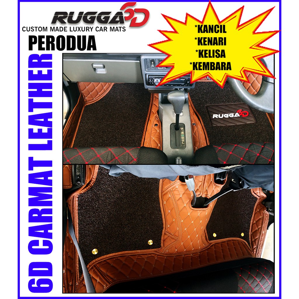 Perodua Kancil/Kelisa/Kenari Custom Made Luxury Car Mats[17Available ...