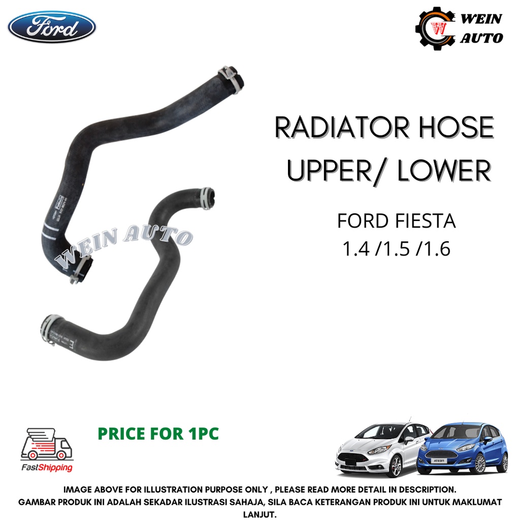 FORD GENUINE RADIATOR HOSE UPPER / LOWER ( COOLING SYSTEM) FOR FORD ...