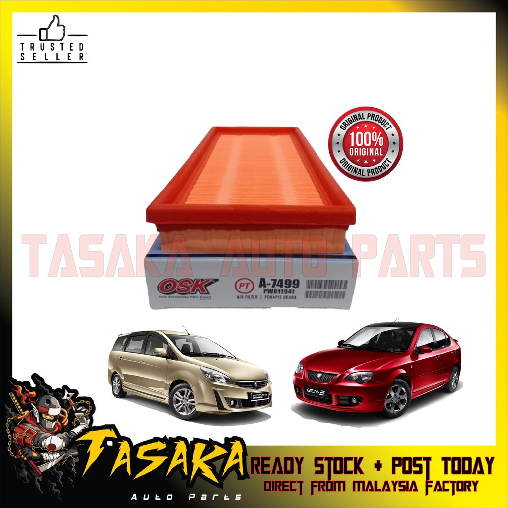 OSK AUTOMOTIVE CAR REPLACEMENT PARTS CAR FILTER AIR FILTER PROTON GEN2 ...