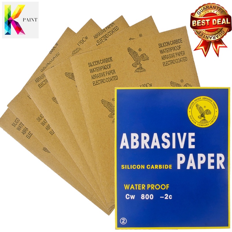 Sand Paper / Kertas Pasir Paper Wet Dry Sandpaper Waterproof Abrasive ...