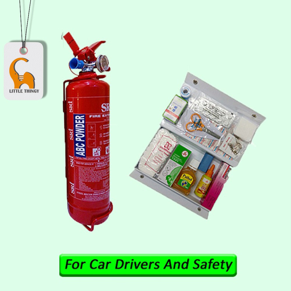 Grab Car 1Kg Fire Extinguisher SRI Sirim Puspakom Ready And First Aid ...
