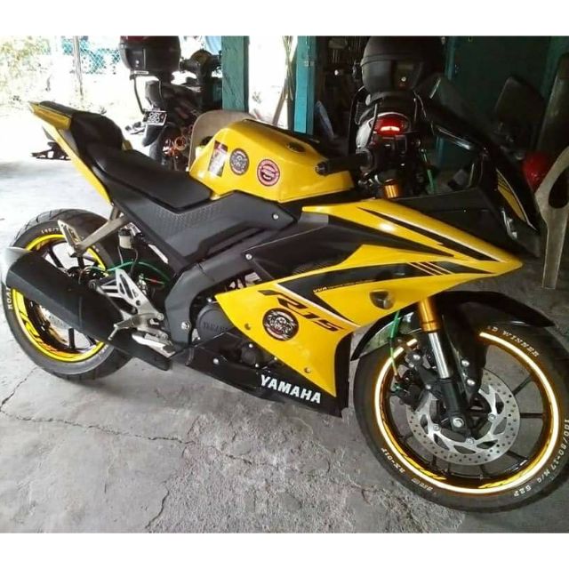 Stiker rim R15 Rim Lining Warna Kuning | Shopee Malaysia