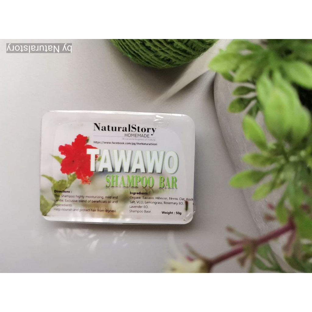 NATURALSTORY Tawawo Bar Shampoo (Rich with herba Organic Tawawo ...