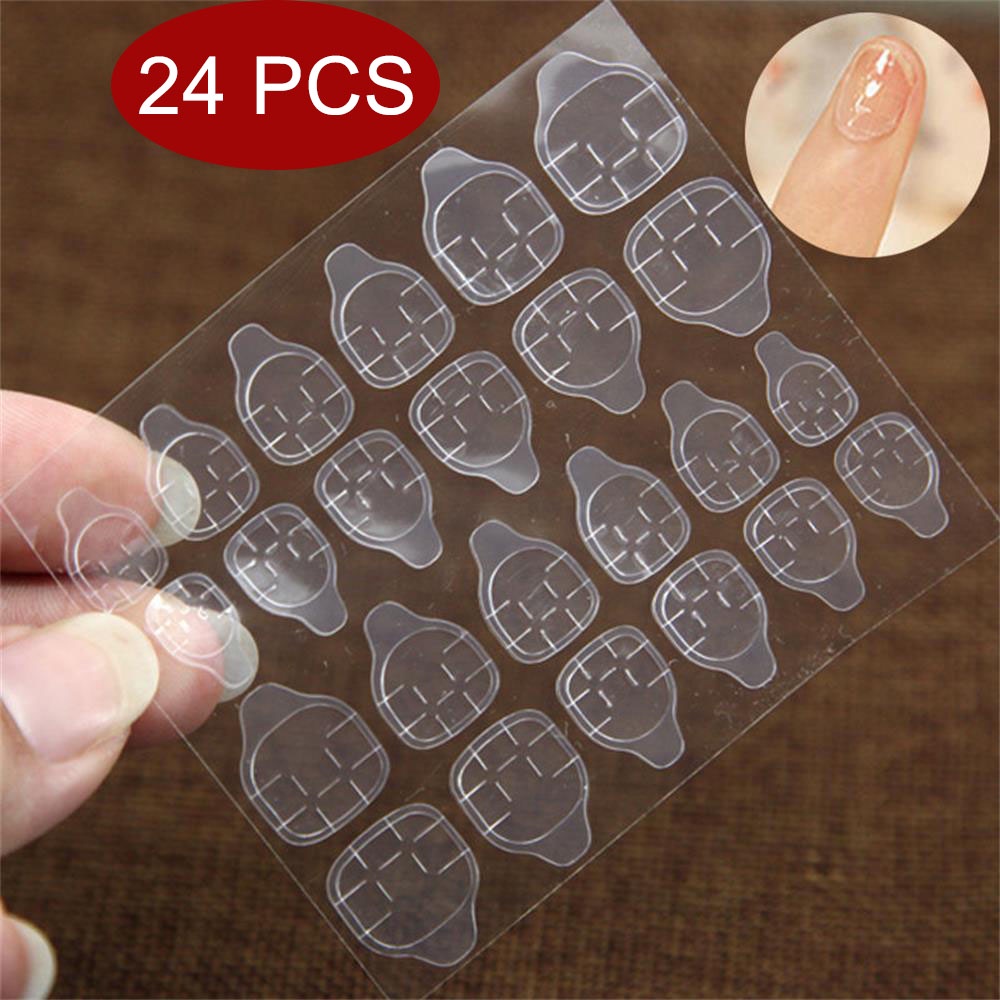 Nail Glue Sticker Nail Tips Tape Glue Flexible Double Sided Adhesive ...