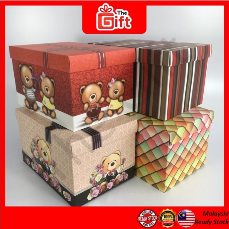 The Gift Gift Box DIY Kotak Hadiah Kotak Cenderahati | Shopee Malaysia